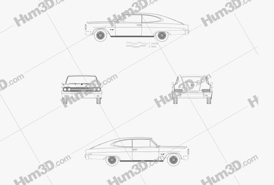 AMC Blueprints Download in PNG - 3DModels.org