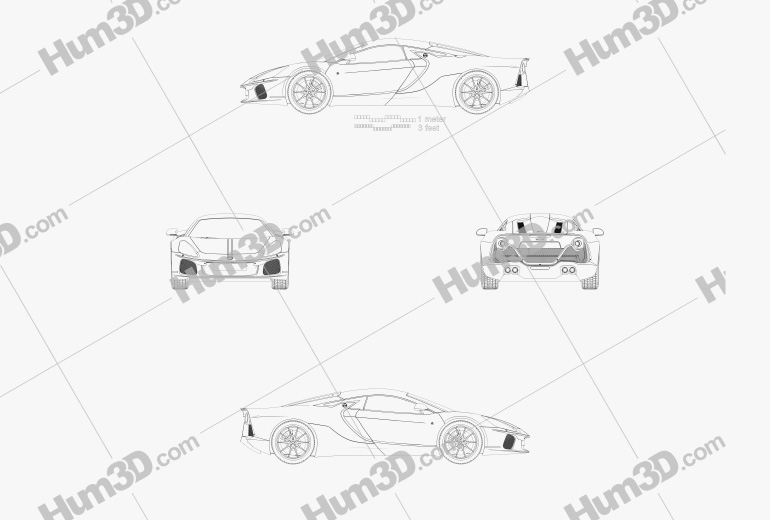 ATS GT 2022 Blueprint - 3DModels.org