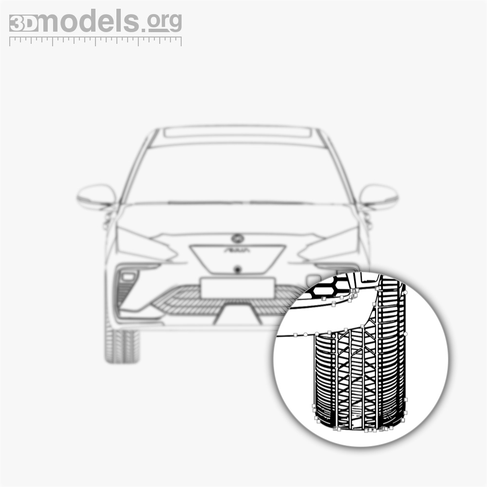 Aeolus E70 2025 Vector Blueprint - 3DModels.org