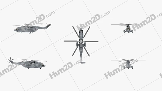 Helicopter blueprints Download in PNG - 3DModels.org