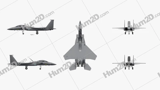 Fighter jet blueprints Download in PNG - 3DModels.org