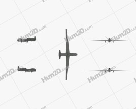 Heinkel He 111 Blueprint Template - 3DModels.org