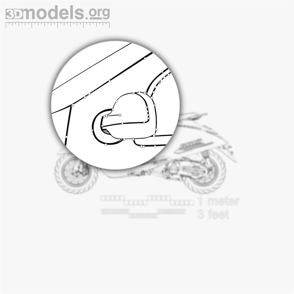 Alpha Volantis Horizon 300 2025 Vector Blueprint - 3DModels.org
