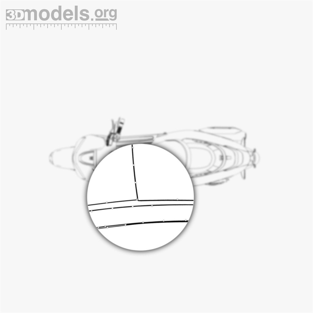 Alpha Volantis Horizon 300 2025 Vector Blueprint - 3DModels.org