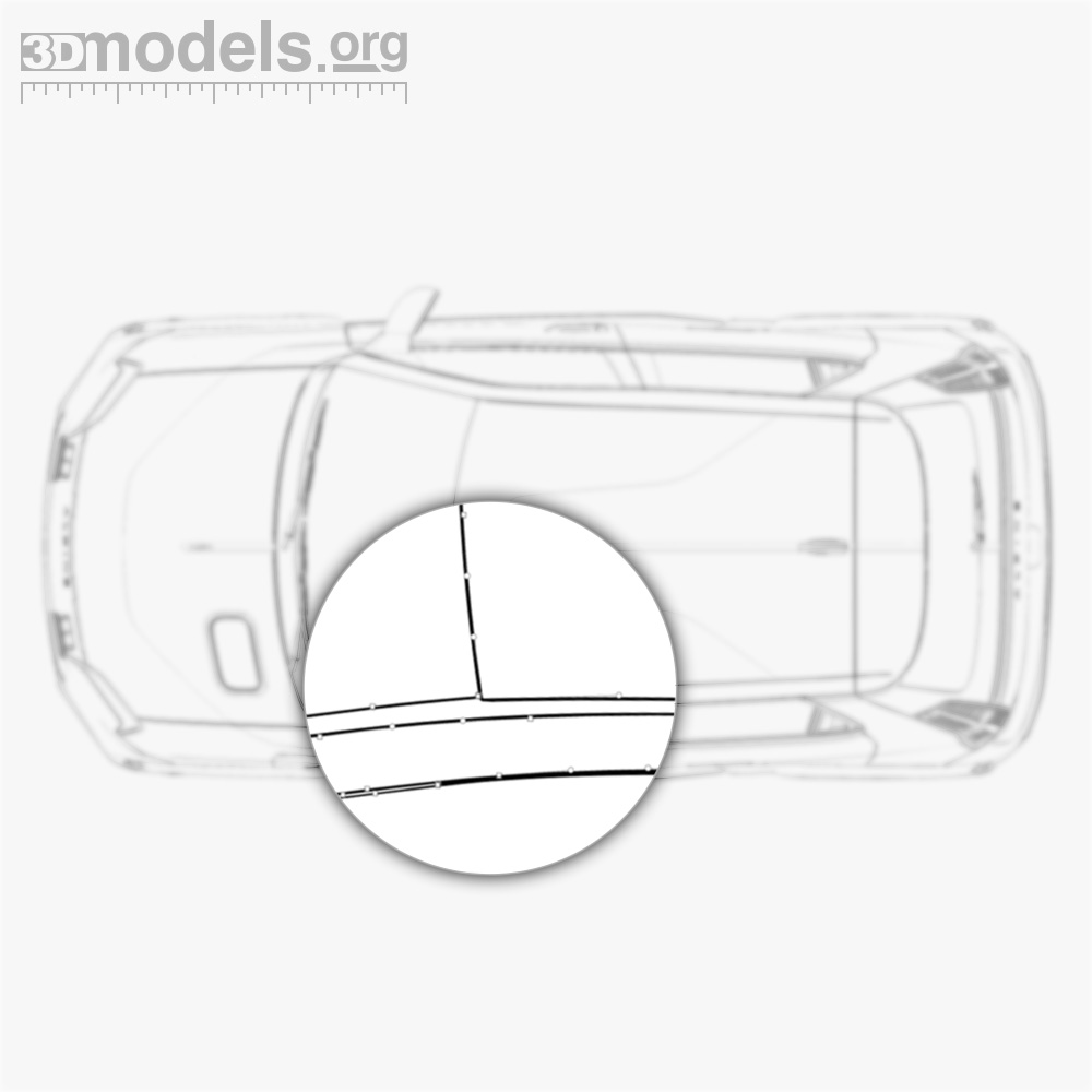 Alpine A290 2025 Vector Blueprint - 3DModels.org