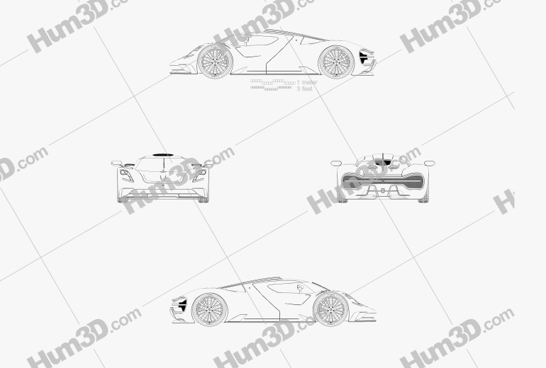 Ares S1 2022 Blueprint - 3DModels.org