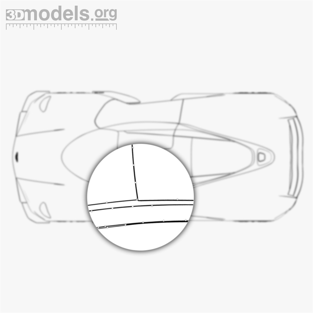 Aston Martin AM-RB 2021 Vector Blueprint - 3DModels.org