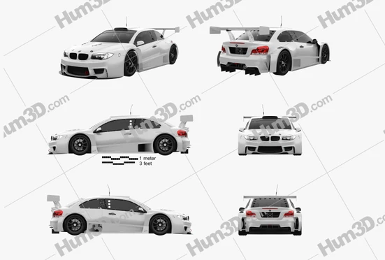 BMW M1 blueprints Скачать в PNG - 3DModels.org