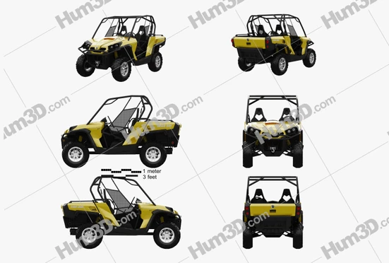 ATV blueprints Download in PNG - 3DModels.org