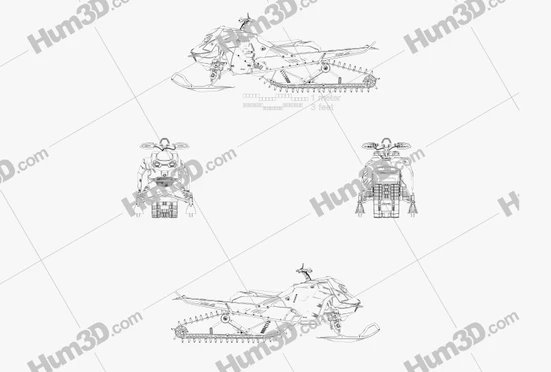 ATV blueprints Download in PNG - 3DModels.org