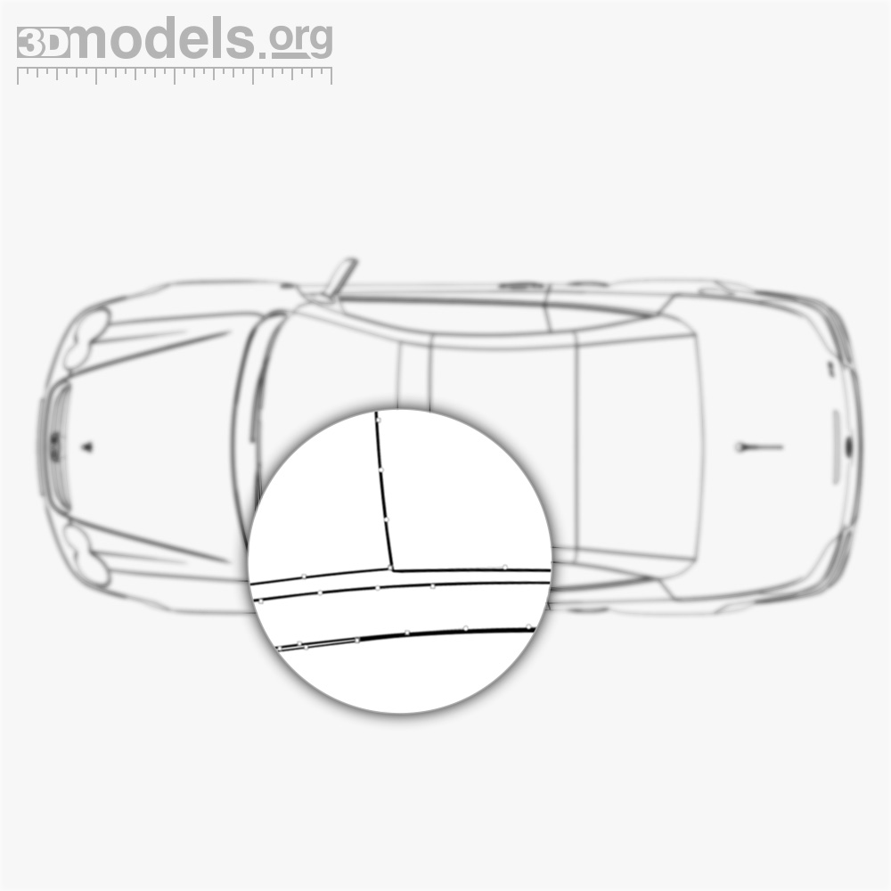 BYD F8 2015 Vector Blueprint - 3DModels.org
