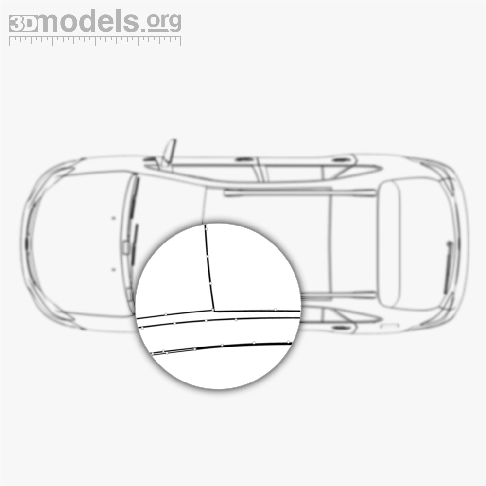 BYD S7 2018 Vector Blueprint - 3DModels.org