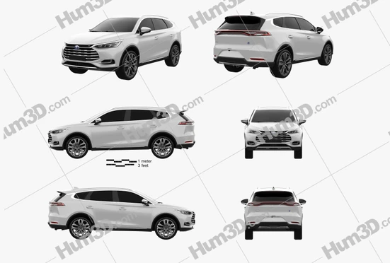 BYD blueprints Download in PNG - 3DModels.org