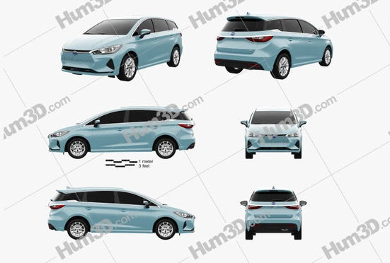 BYD blueprints Descargar en PNG - 3DModels.org