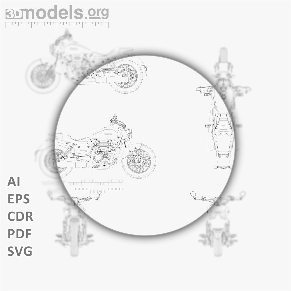 Benda Rock 300 2025 Vector Blueprint - 3DModels.org