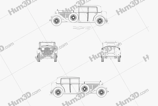 Bentley blueprints Download in PNG - 3DModels.org