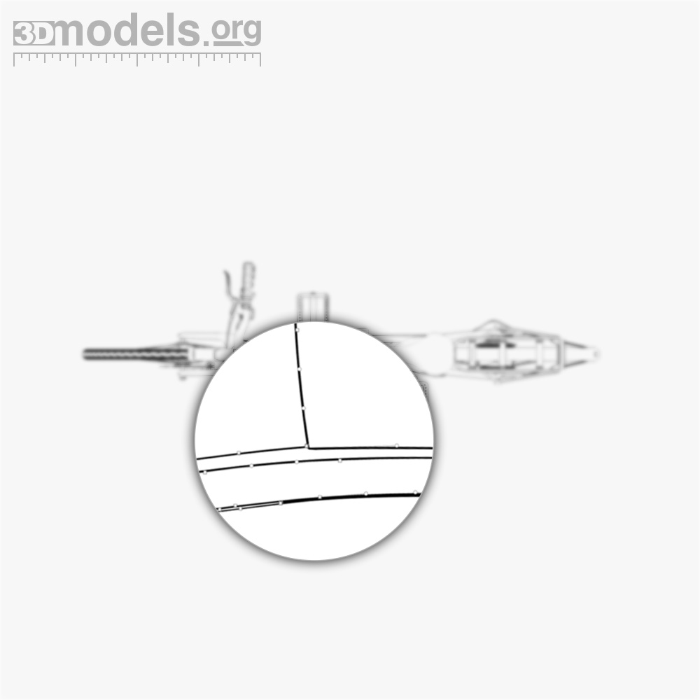 Bicycle Trek Fxplus2 2025 Vector Blueprint - 3DModels.org