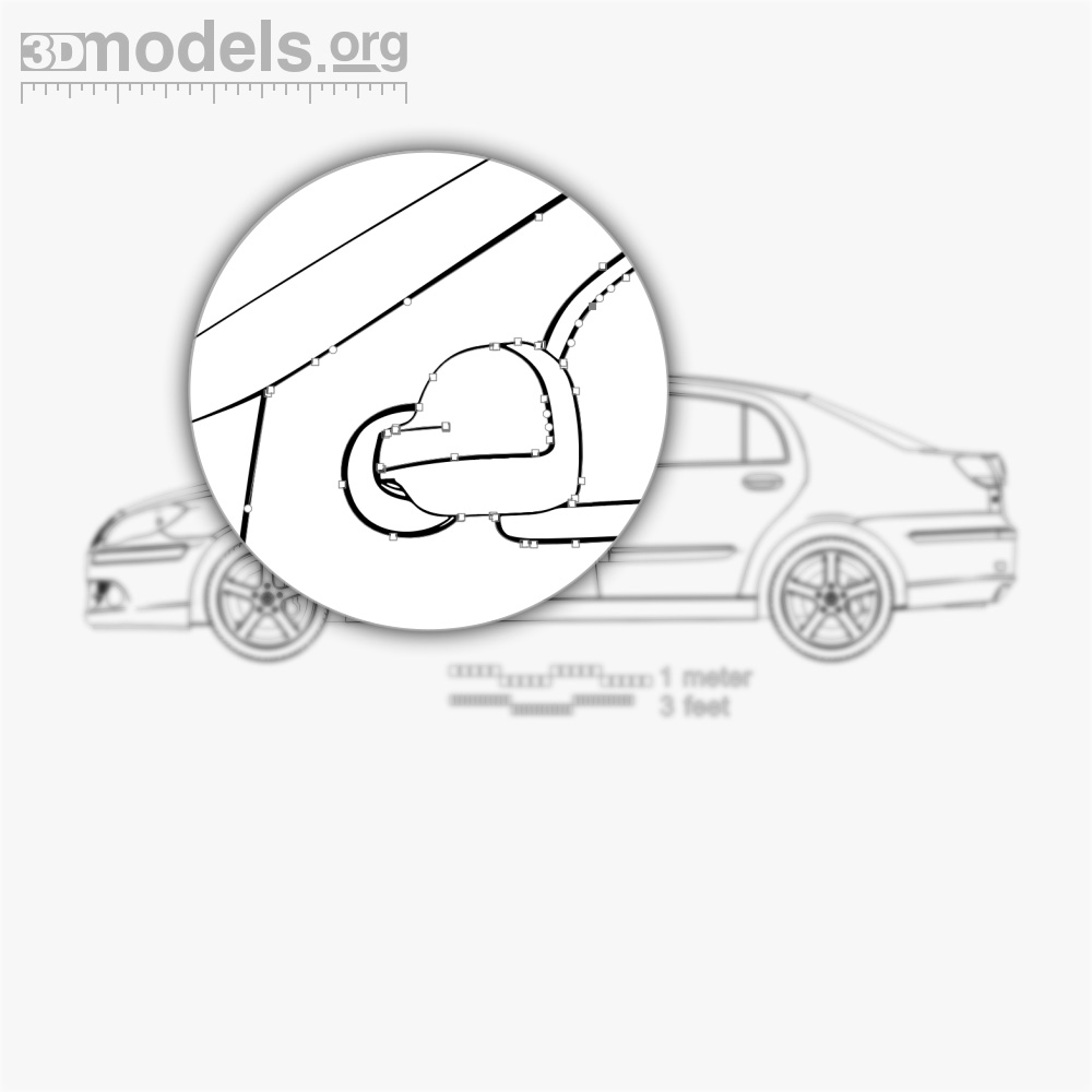 Brilliance BS4 2014 Vector Blueprint - 3DModels.org