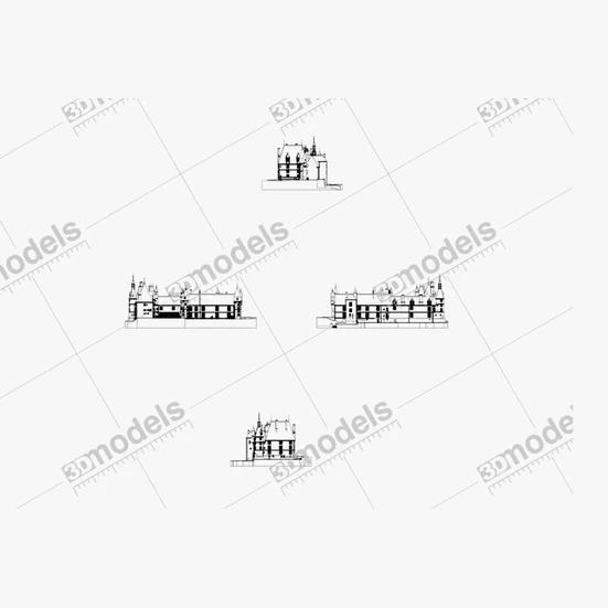 Building Blueprint Download in PNG - 3DModels.org