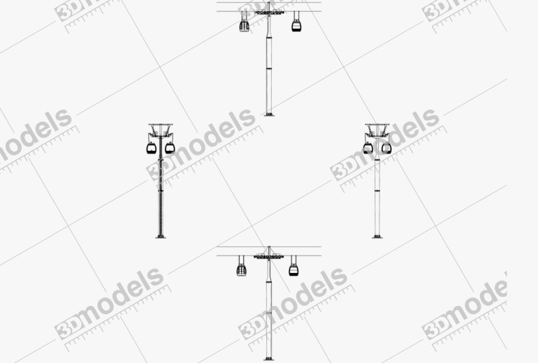 Cableway Blueprint - 3DModels.org