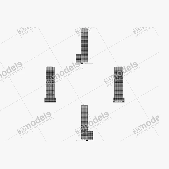 Building Blueprint Download in PNG - 3DModels.org