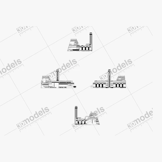 Building Blueprint Download in PNG - 3DModels.org