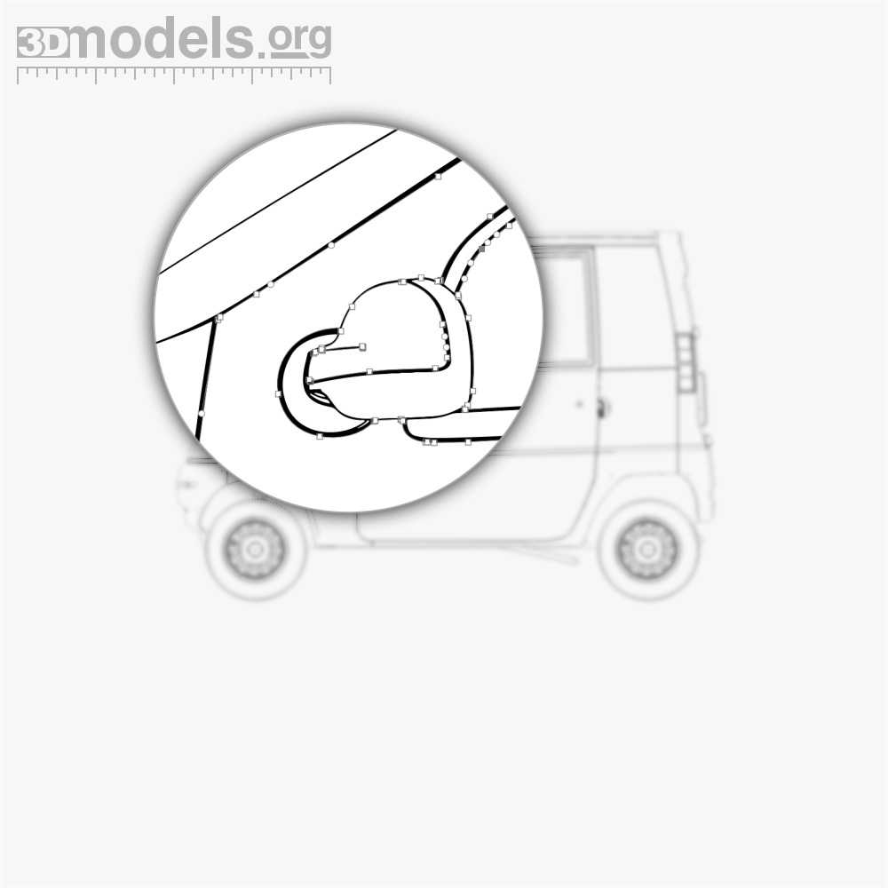 Canta LX 1998 Vector Blueprint - 3DModels.org