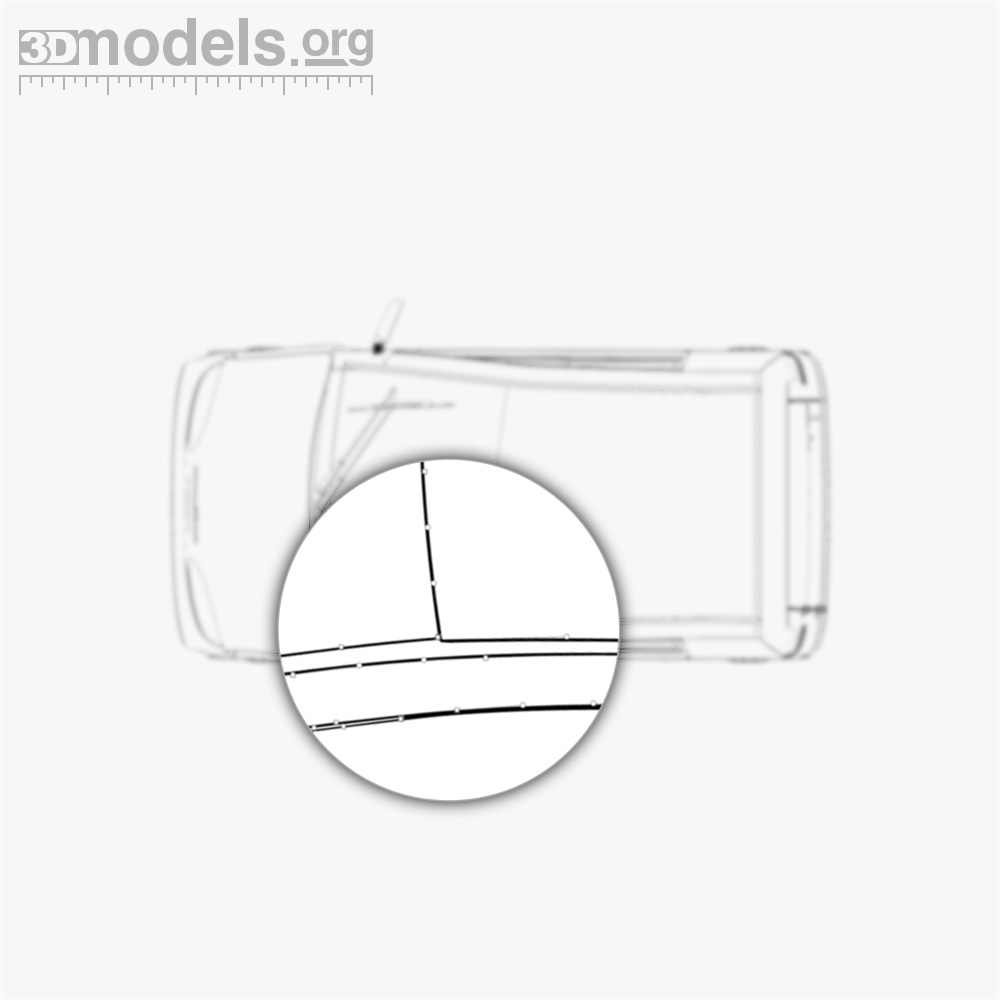 Canta LX 1998 Vector Blueprint - 3DModels.org