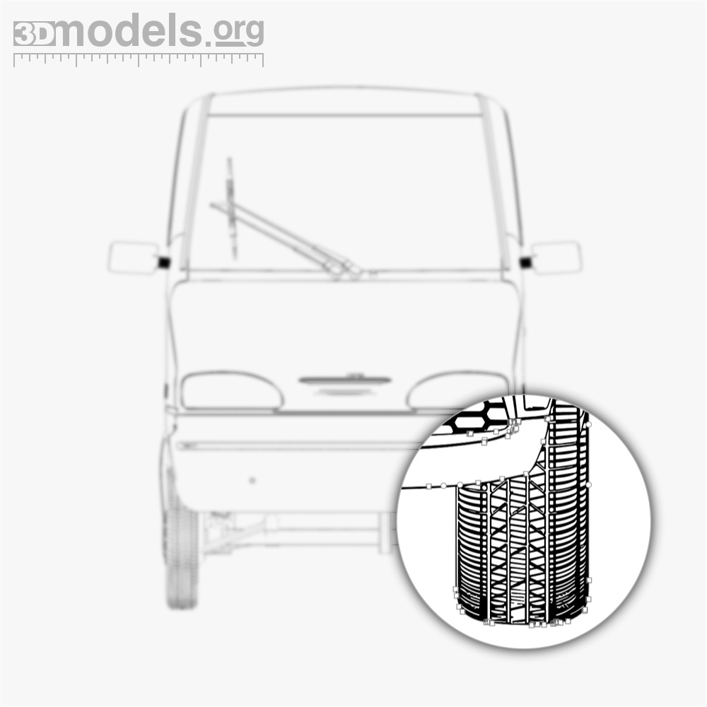 Canta LX 1998 Vector Blueprint - 3DModels.org
