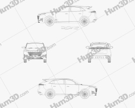 Renault Alpine A110 Premiere Edition 2020 Blueprint - 3DModels.org