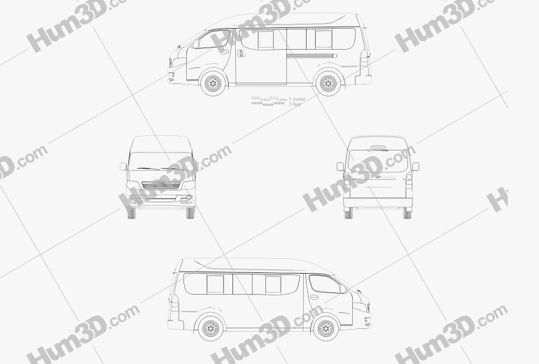 Chery P10 2016 Blueprint - 3DModels.org