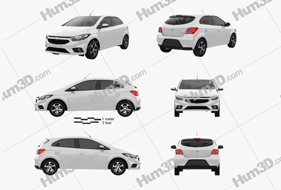 Chevrolet blueprints Download in PNG - 3DModels.org