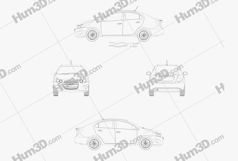 Chevrolet blueprints Download in PNG - Page 10 - 3DModels.org