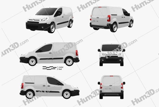 Citroen blueprints Download in PNG - 3DModels.org