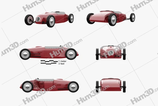 Roadster blueprints Download in PNG - 3DModels.org