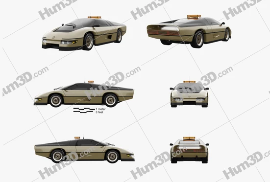 Dodge blueprints Download in PNG - 3DModels.org
