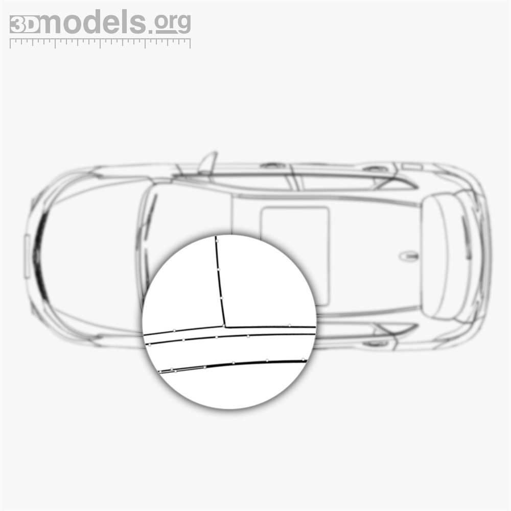 DongFeng Aeolus AX5 2022 Vector Blueprint - 3DModels.org