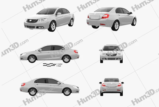 Emgrand blueprints Download in PNG - 3DModels.org