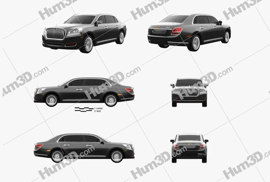 Emgrand blueprints Download in PNG - 3DModels.org