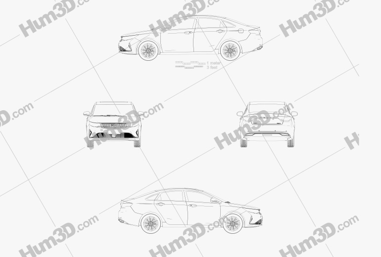 Emgrand blueprints Download in PNG - 3DModels.org