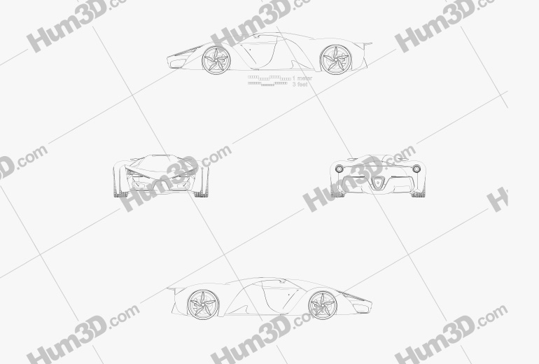 Ferrari F80 2016 도면 - 3DModels.org