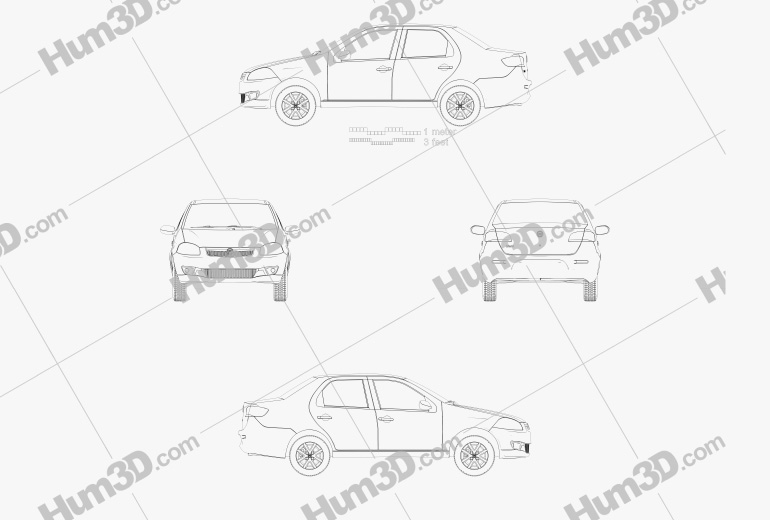 Fiat blueprints Download in PNG - 3페이지 - 3DModels.org
