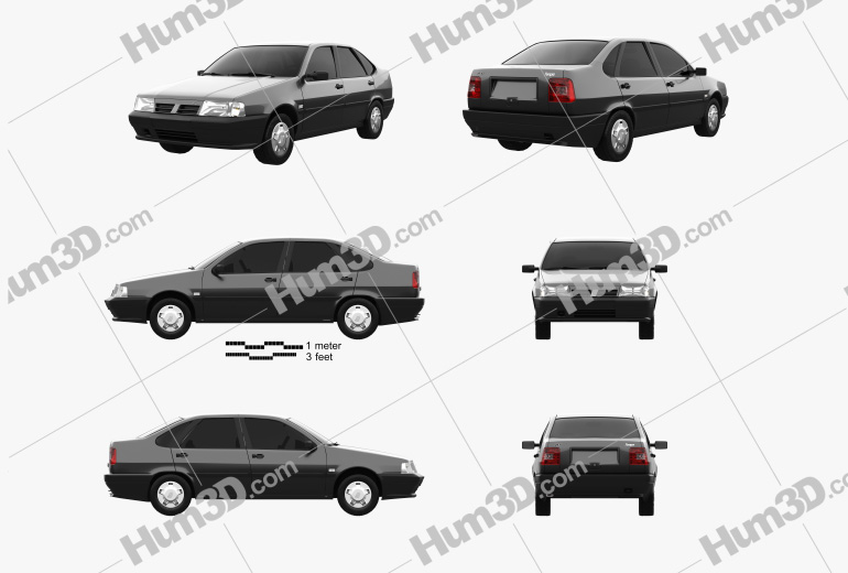 Fiat blueprints Download in PNG - Seite 5 - 3DModels.org