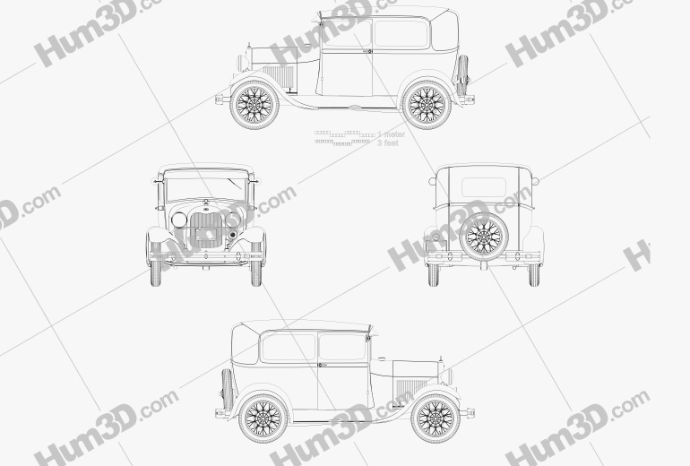 Classic Car Blueprints