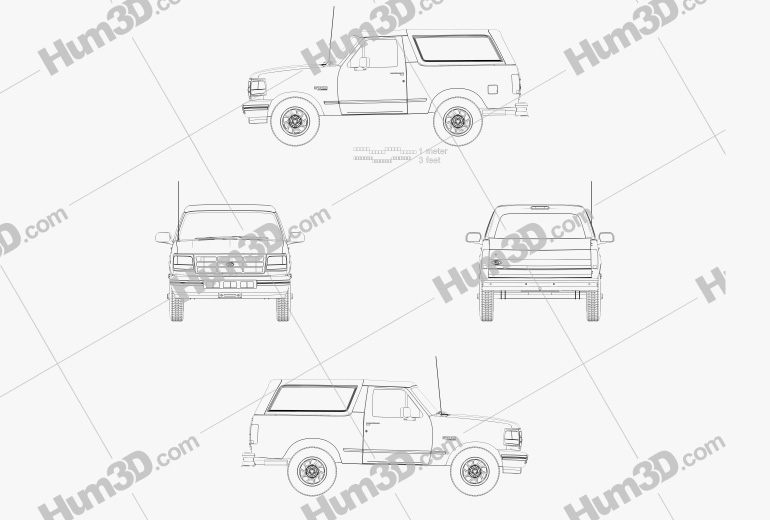 Форд бронко чертежи 60 фото - Raspinovki.com