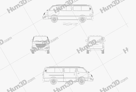 Foton blueprints Descargar en PNG - 3DModels.org