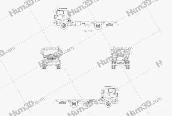 Foton blueprints Download in PNG - 3DModels.org