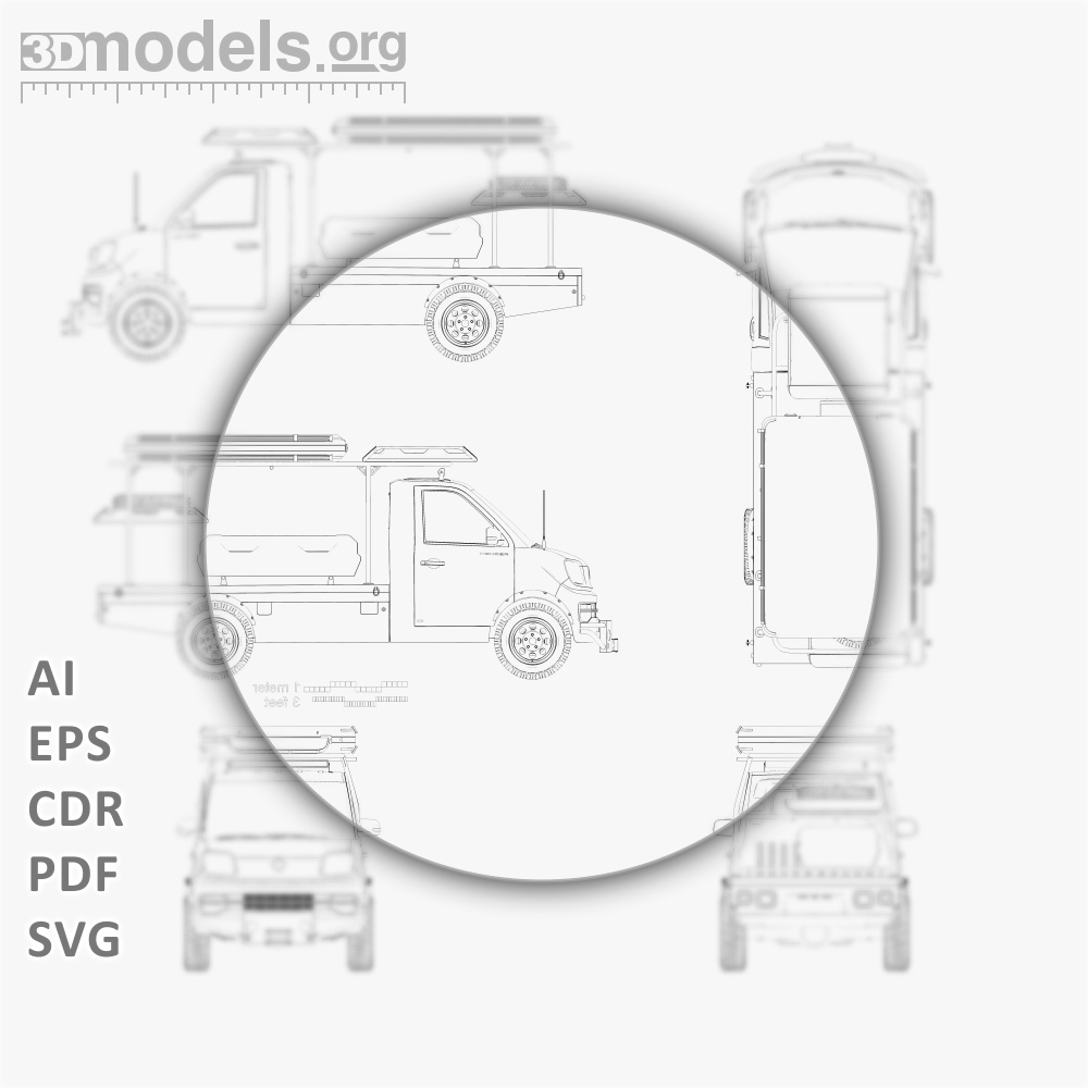Foton Wonder 2025 Vector Blueprint - 3DModels.org