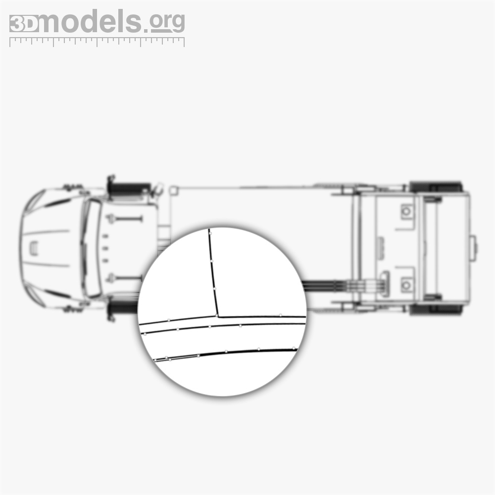Freightliner M2 Heil PT 1000 Camion Poubelle 2014 Plan Vectoriel ...