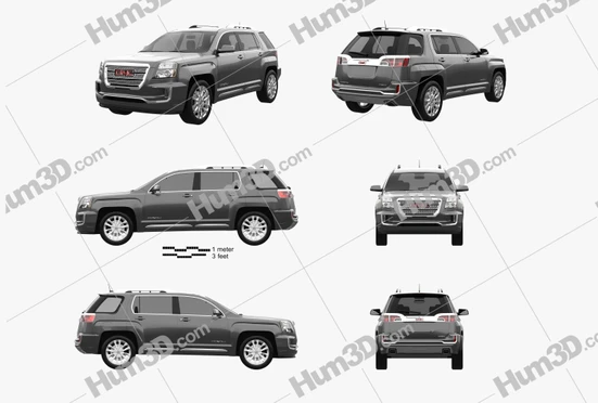 GMC blueprints Download in PNG - 3DModels.org